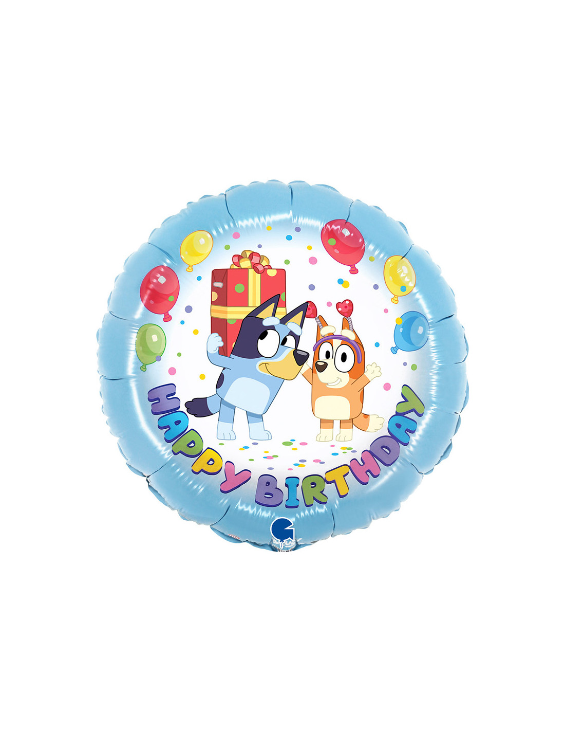 Bluey Happy Birthday 18"/46 round
